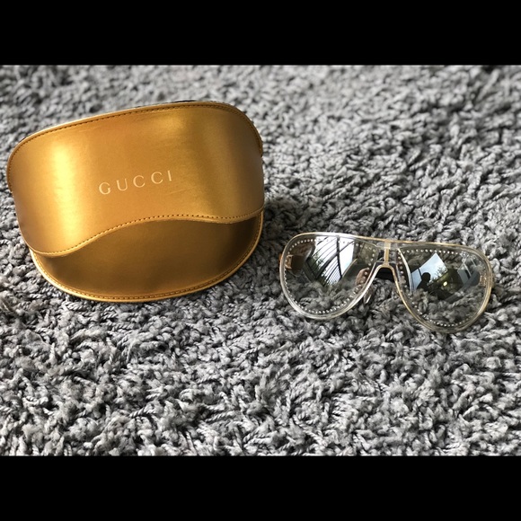 Gucci | Accessories | Authentic Gucci Women Rhinestone Sunglasses ...